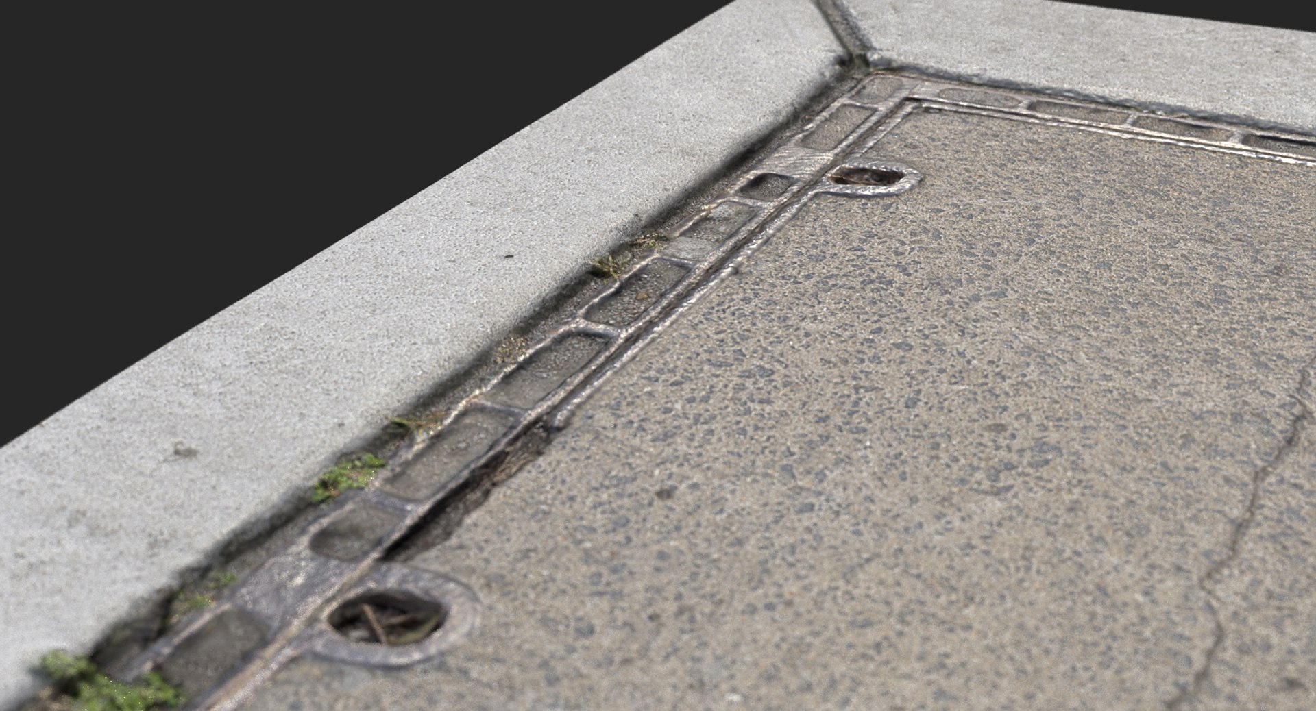 3D concrete utility cover 8k - TurboSquid 1419137
