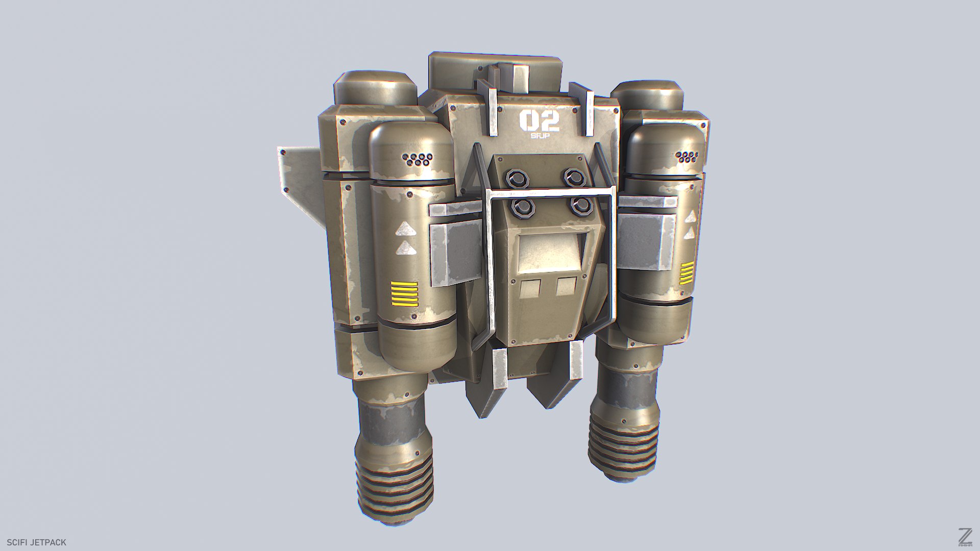 Scifi Jetpack 3D Model - TurboSquid 2236363