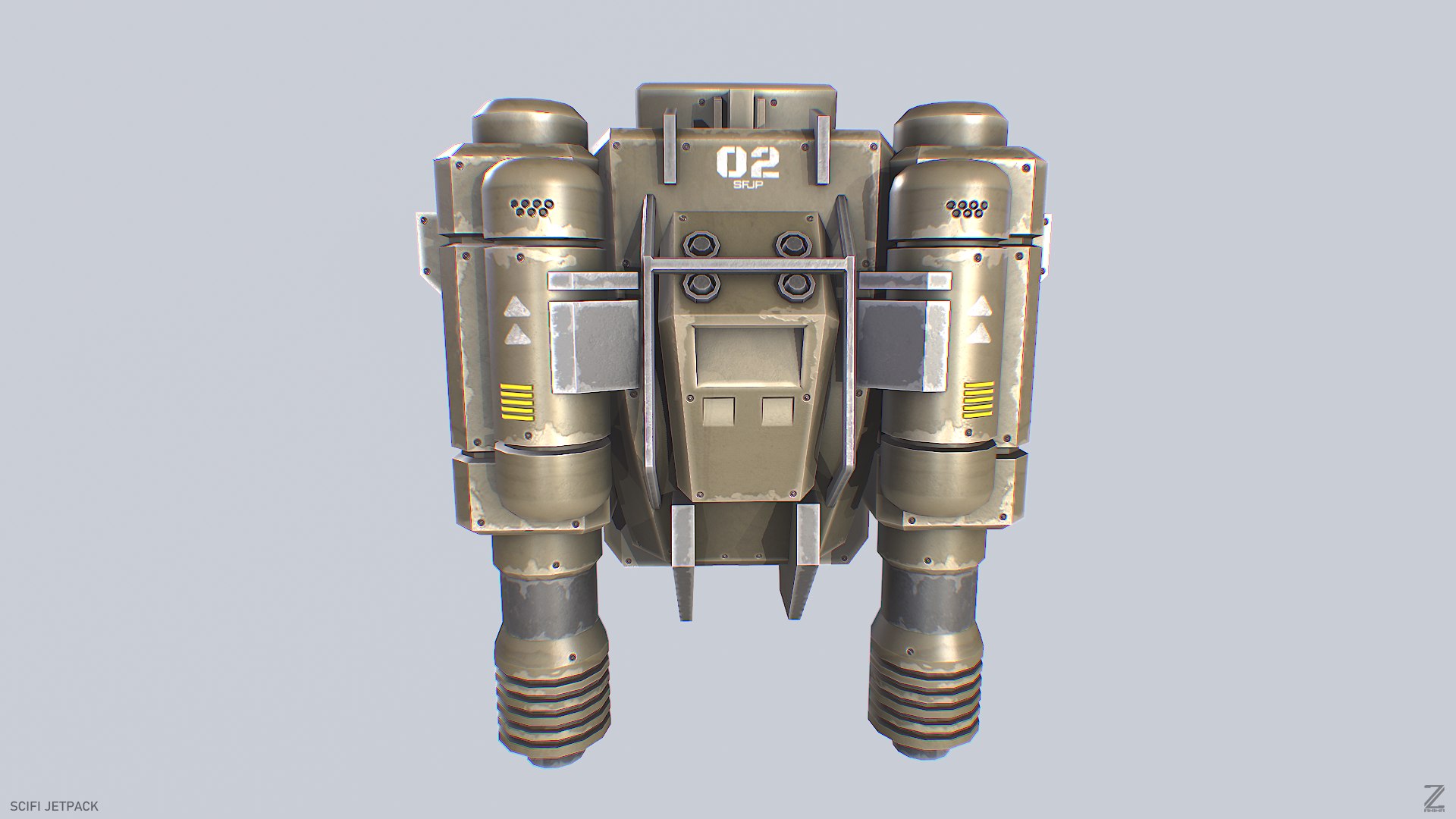 Scifi Jetpack 3D Model - TurboSquid 2236363