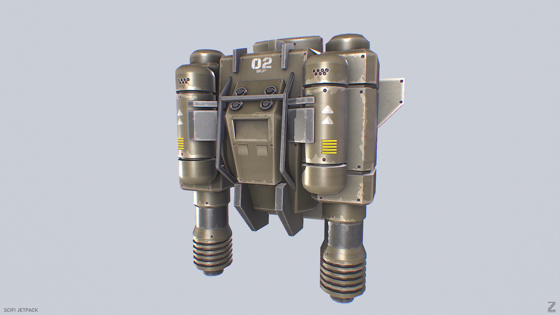Scifi Jetpack 3D Model - TurboSquid 2236363