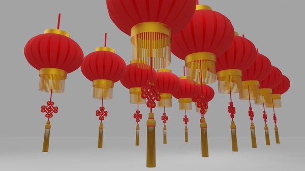 Chinese lantern 3D model 3D model 3D model - TurboSquid 1861490