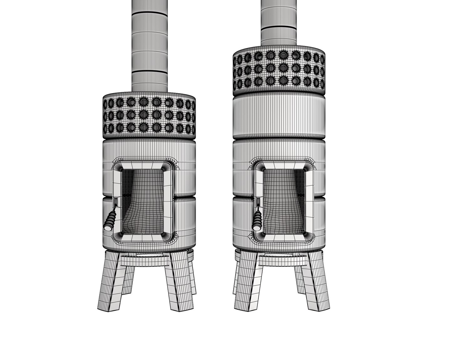 3D Round Stack Slimwood By La Castellamonte; Round Stack Slimwood2 Size ...