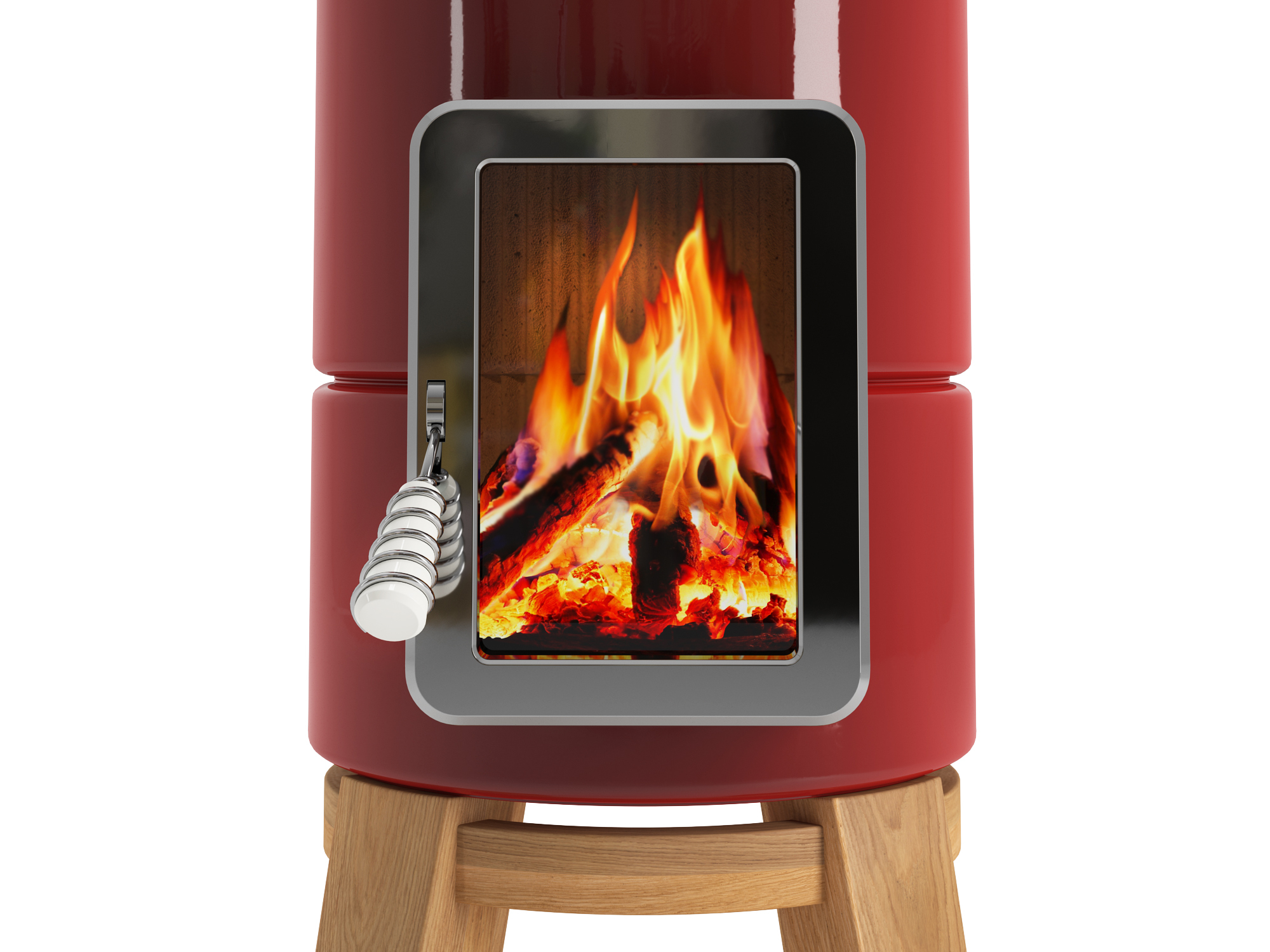 3D Round stack slimwood by La Castellamonte; Round stack slimwood2 size ...