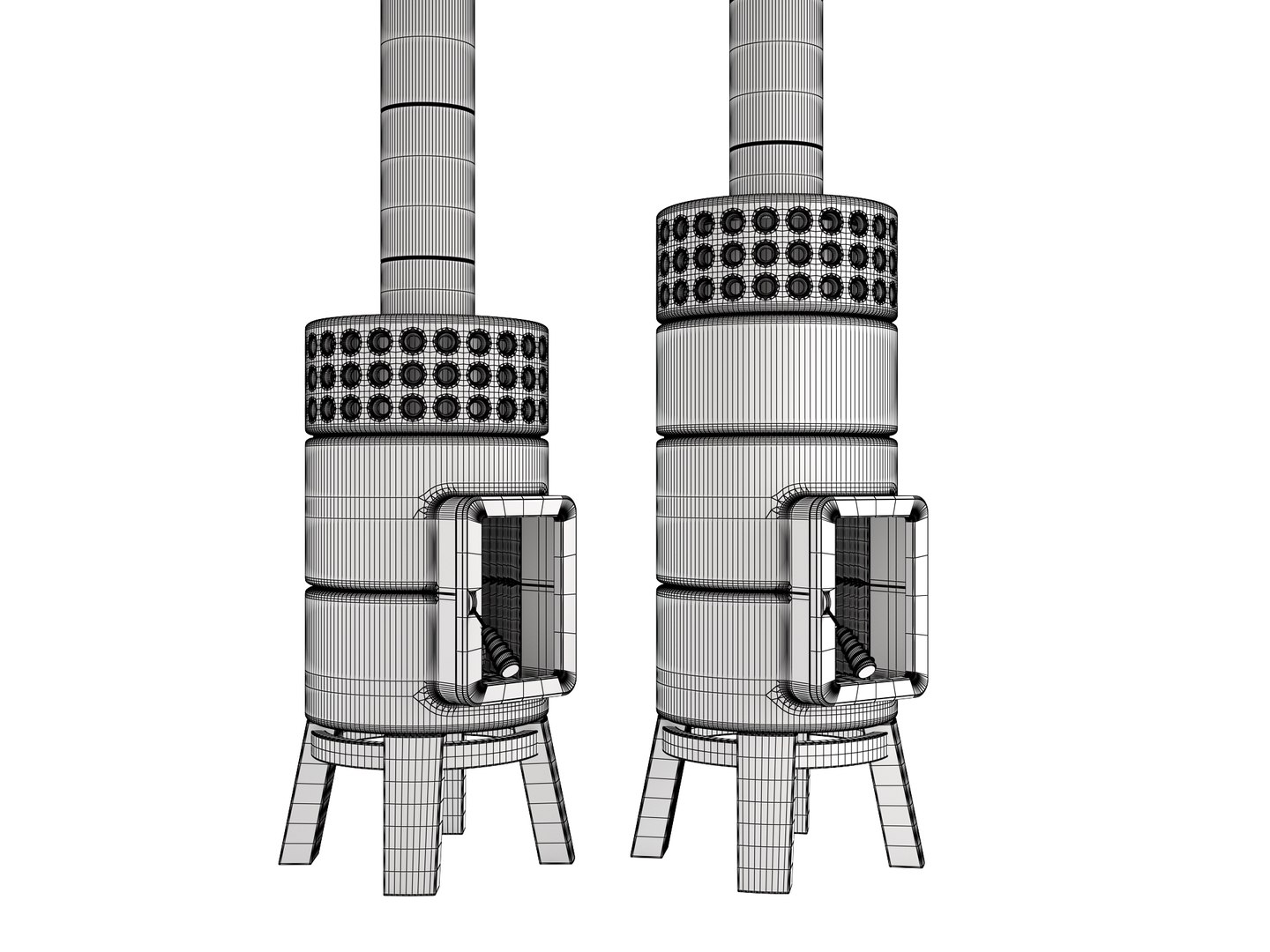 3D Round Stack Slimwood By La Castellamonte; Round Stack Slimwood2 Size ...