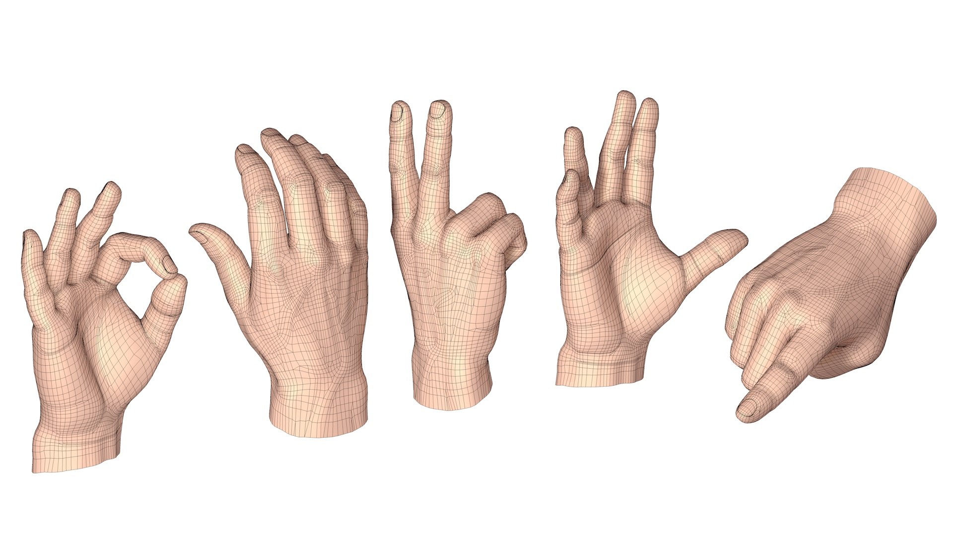 Male Hands Model - TurboSquid 1675496