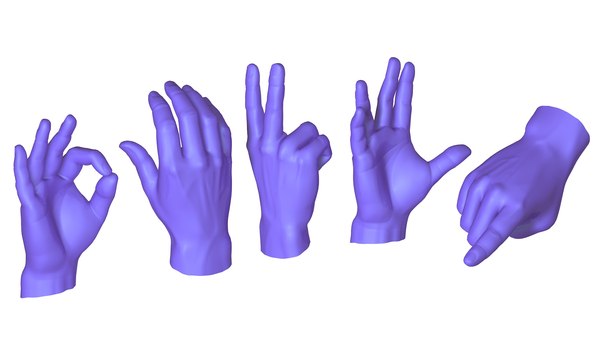 3D Palm Hand Print model - TurboSquid 1888888