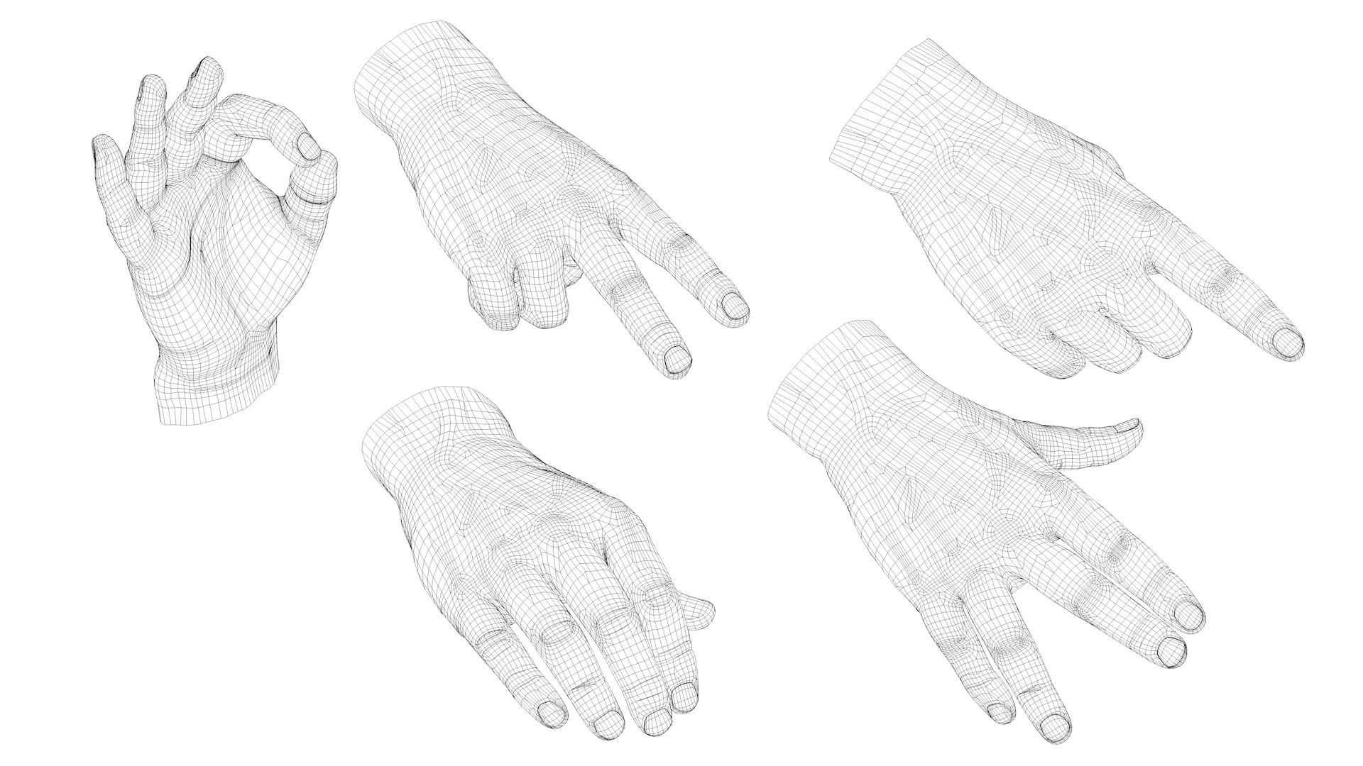 Male Hands Model - TurboSquid 1675496