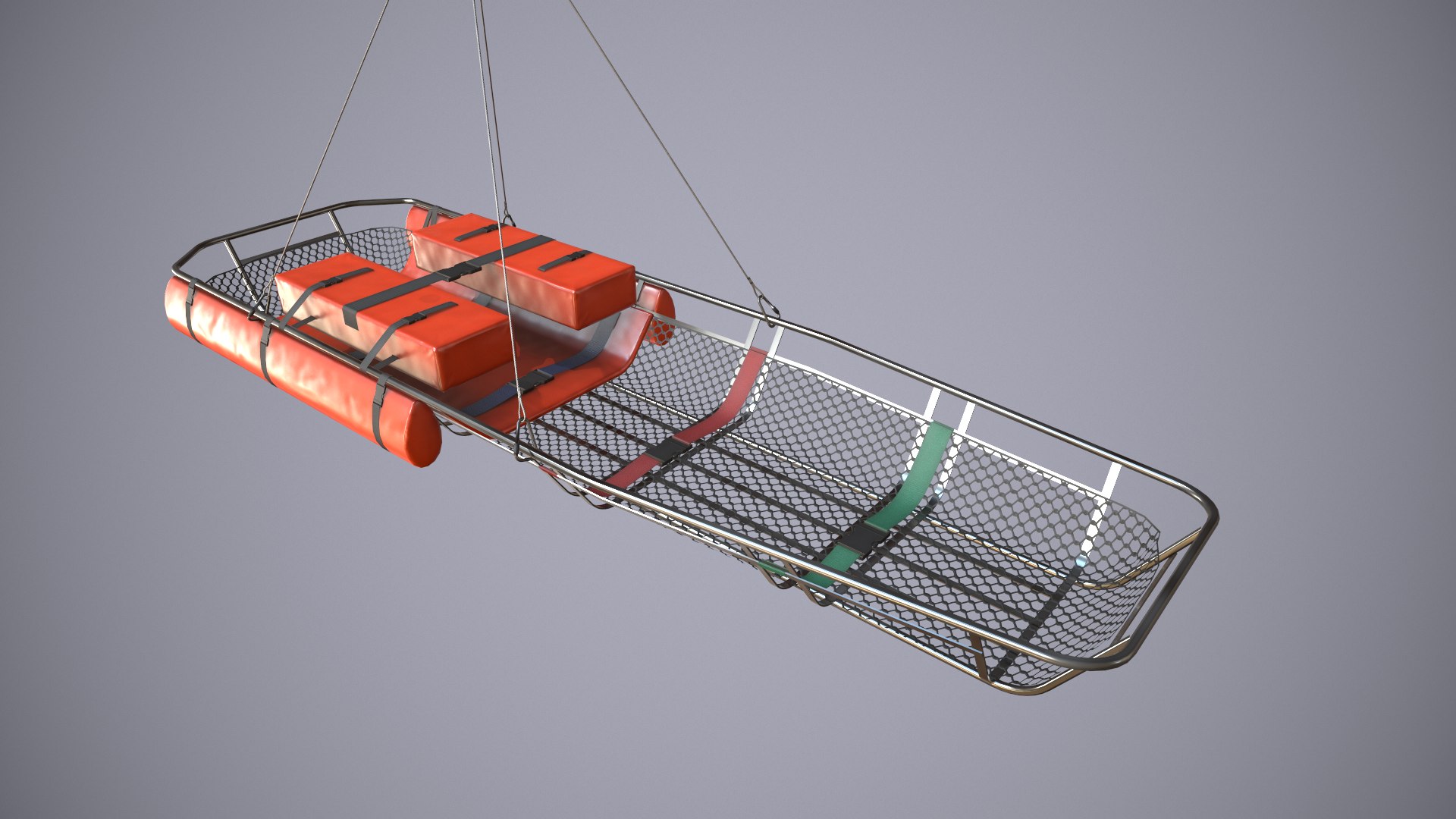 3D Helicopter Rescue Equipment Collection Model - TurboSquid 2398036