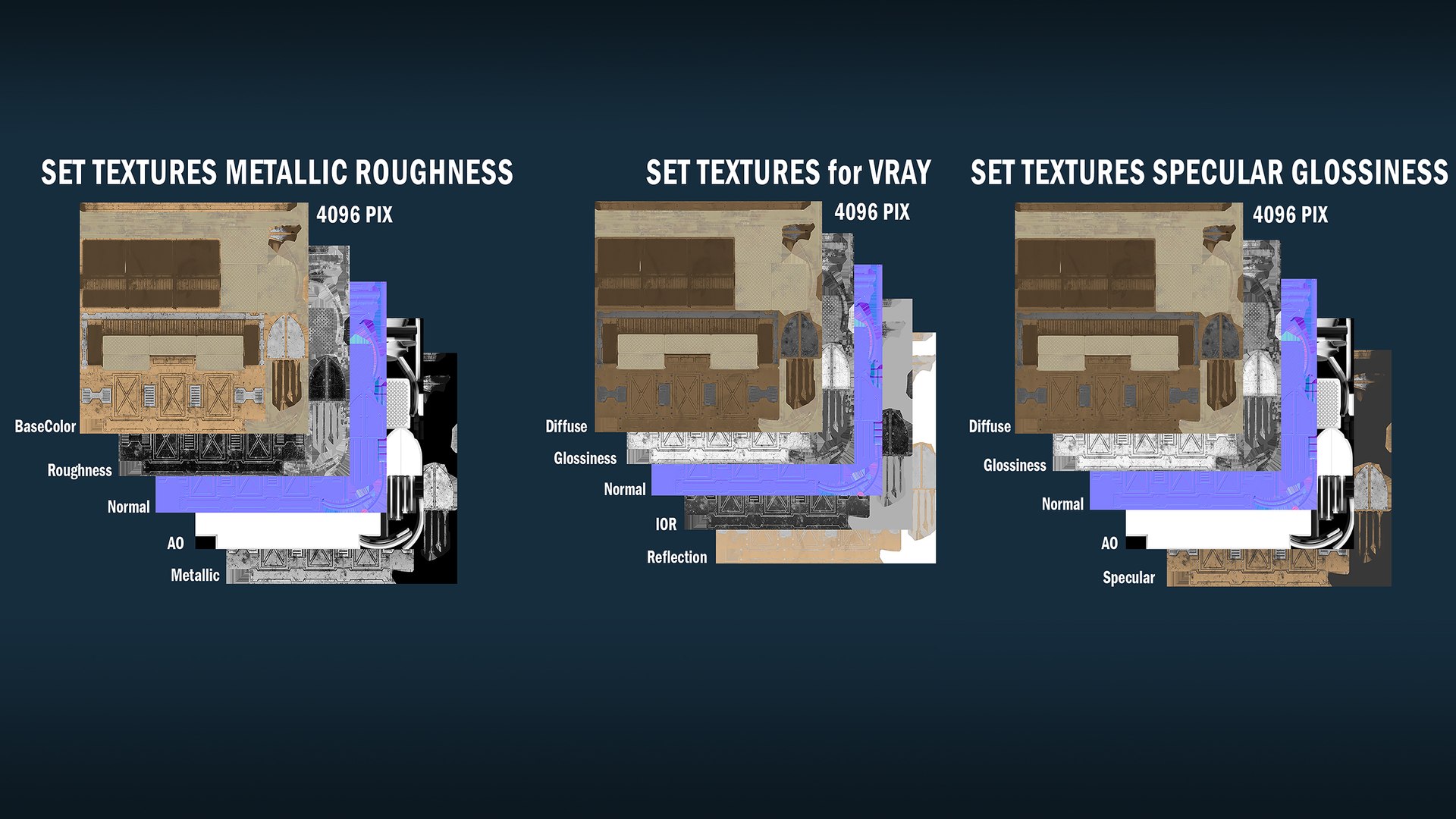 3D Sci-fi Seats Sofa PBR - TurboSquid 2236889