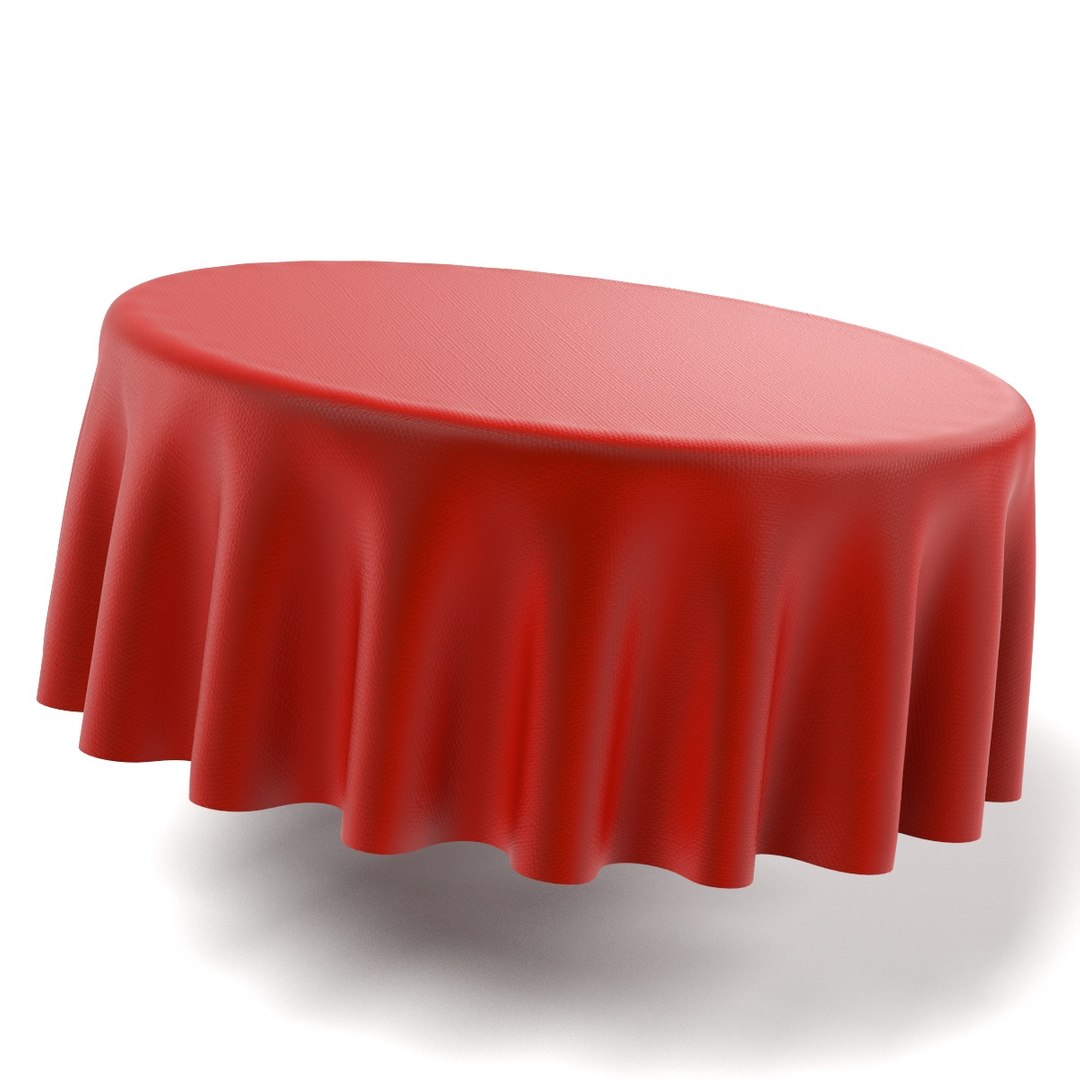 3d Table Cloth Tablecloth Model
