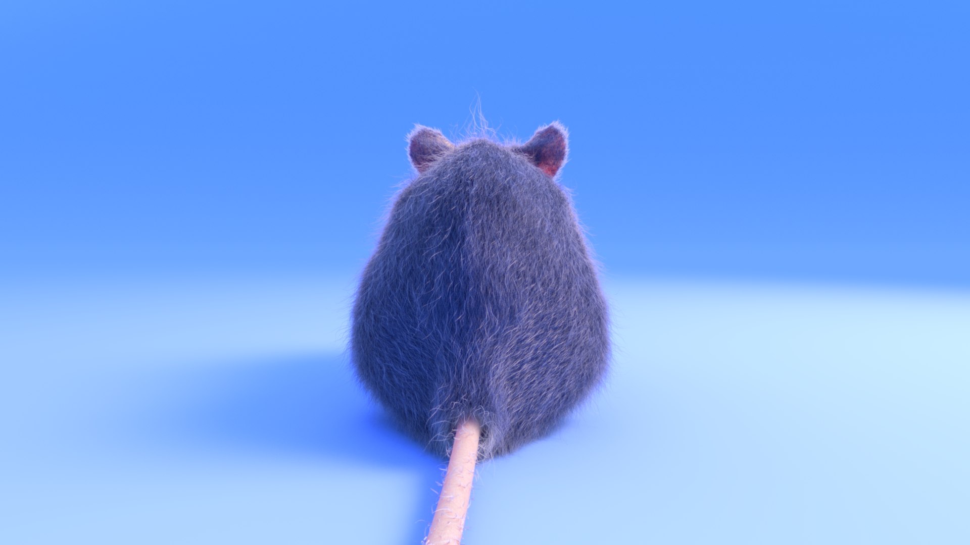 3D Grey Mouse - Fur - TurboSquid 1301416
