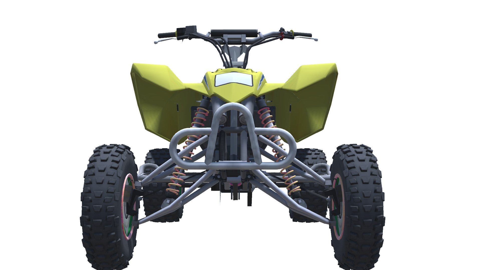 3D Model 011-Dakumoto 450-Quad-Bike-Quad-ATV-Bike-low Poly Game Ready ...