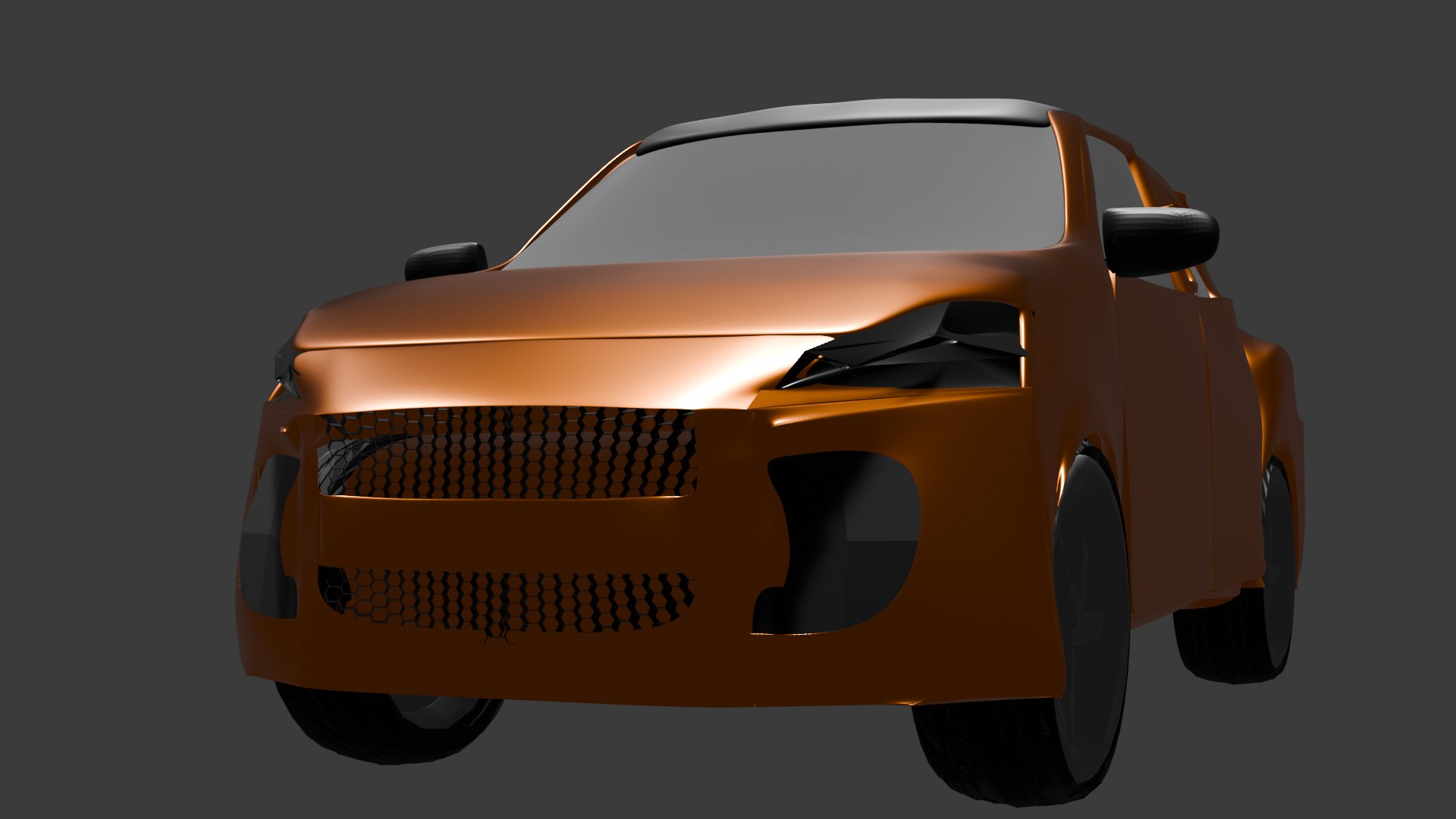 Basic Car Model 3D Model - TurboSquid 2199641