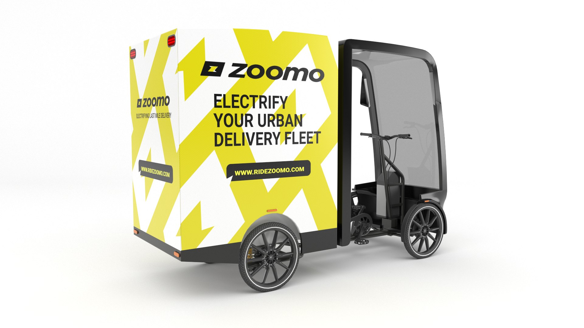 3D Zoomo Delivery Bike Model - TurboSquid 2119741