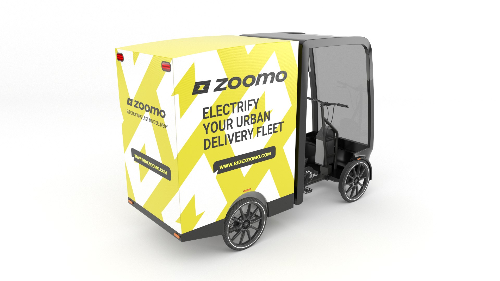 3D Zoomo Delivery Bike Model - TurboSquid 2119741