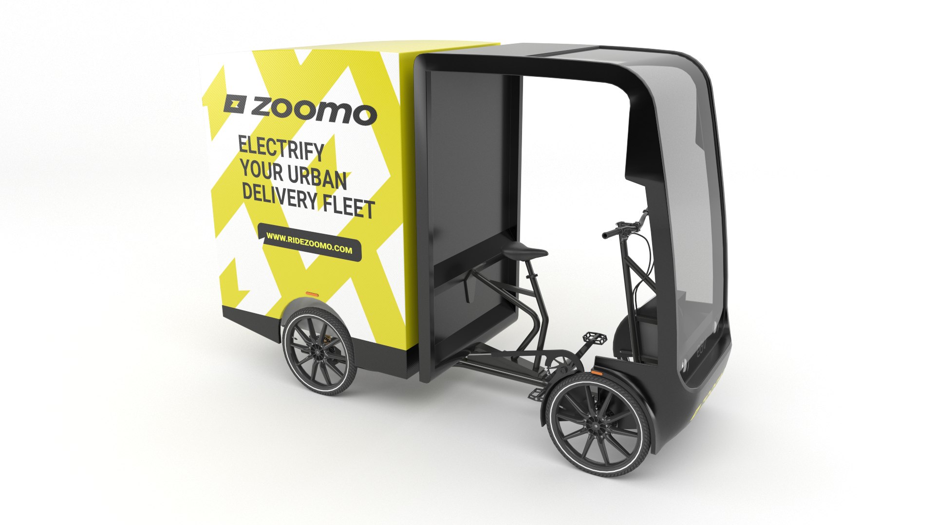3D Zoomo Delivery Bike Model - TurboSquid 2119741