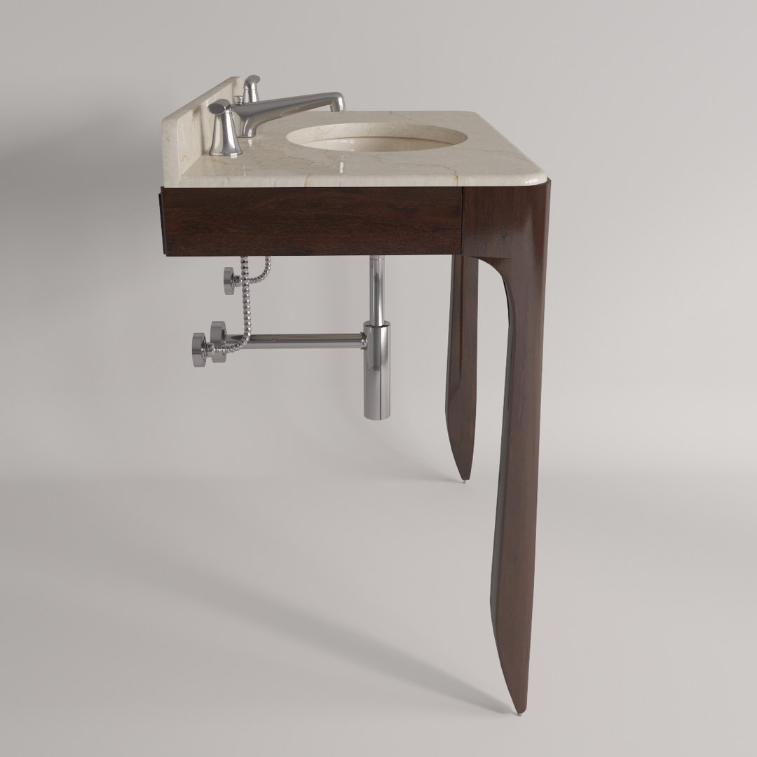 Console Table 3d Max