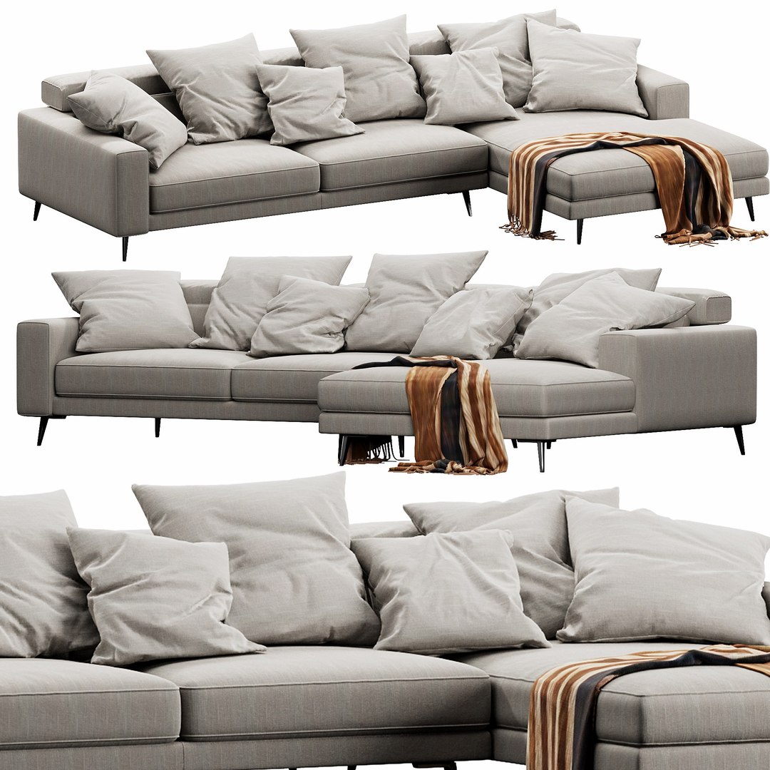 3D Ditre Italia Anderson Chaise Lounge - TurboSquid 1948241