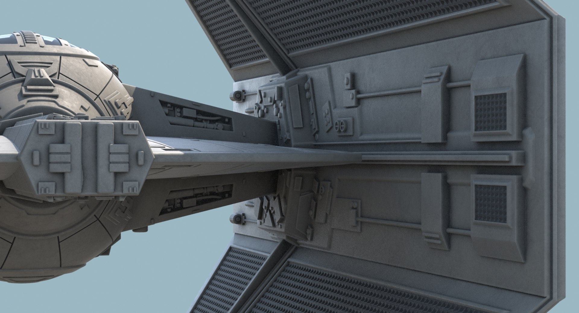 Vaders Tie Fighter 3d Model
