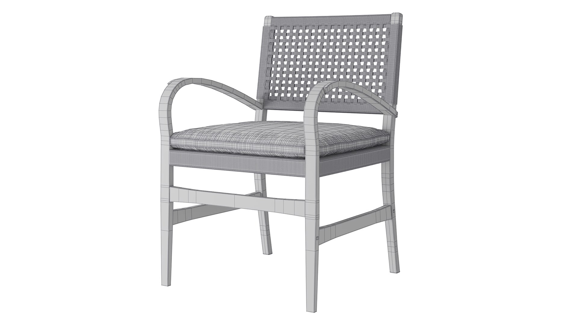 3D Gregorius Pineo Courtens Dining Armchair Model - TurboSquid 2204752