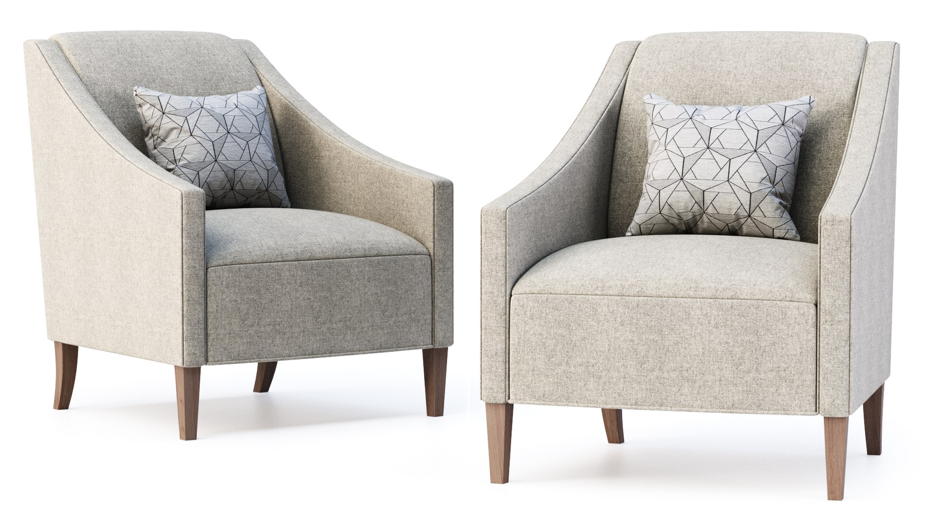 HBF Charlie Lounge Chair V2 3D - TurboSquid 2023046