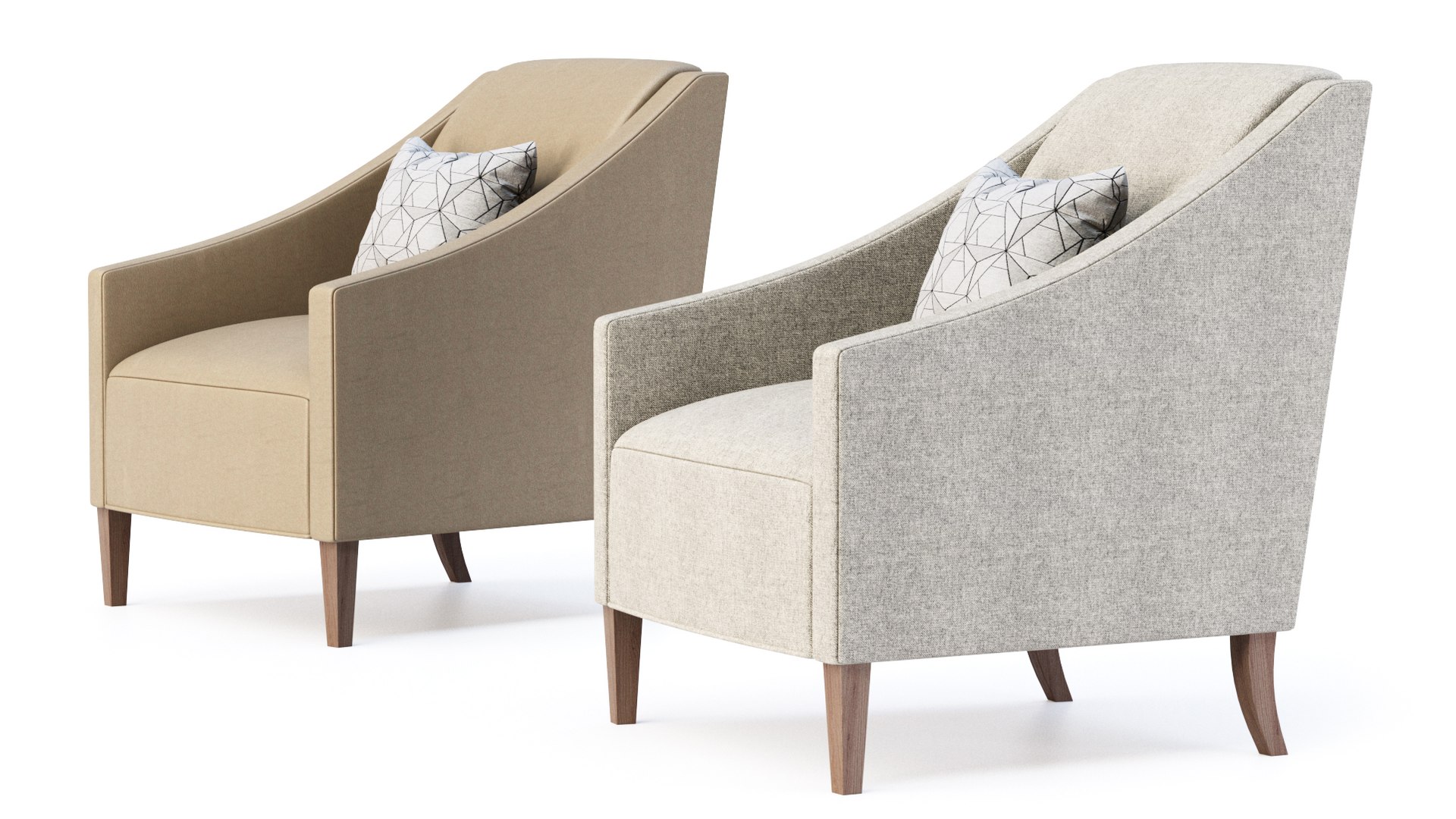 HBF Charlie Lounge Chair V2 3D - TurboSquid 2023046