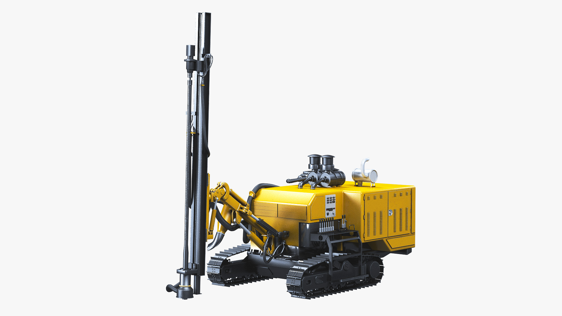 Hydraulic Borehole Drilling Machine Model - TurboSquid 1663630