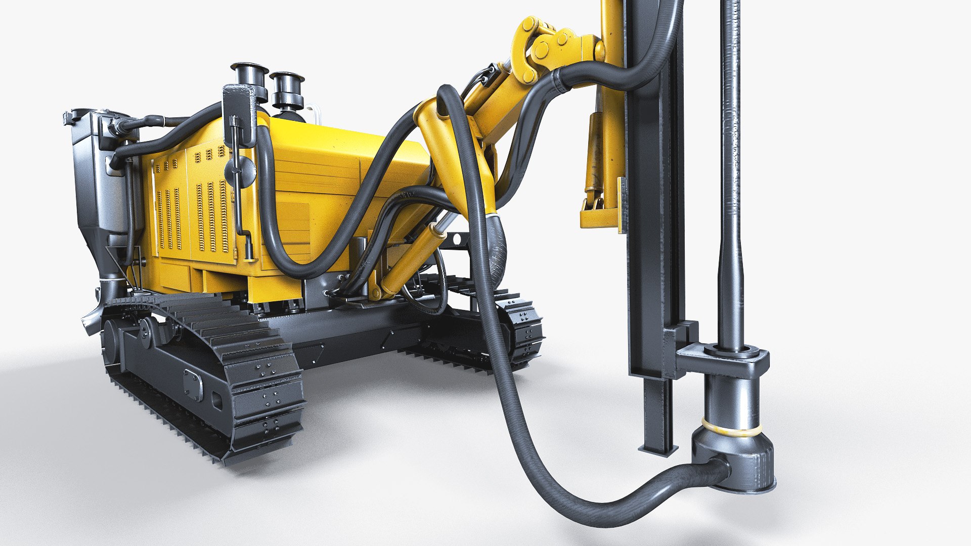 Hydraulic Borehole Drilling Machine Model - TurboSquid 1663630