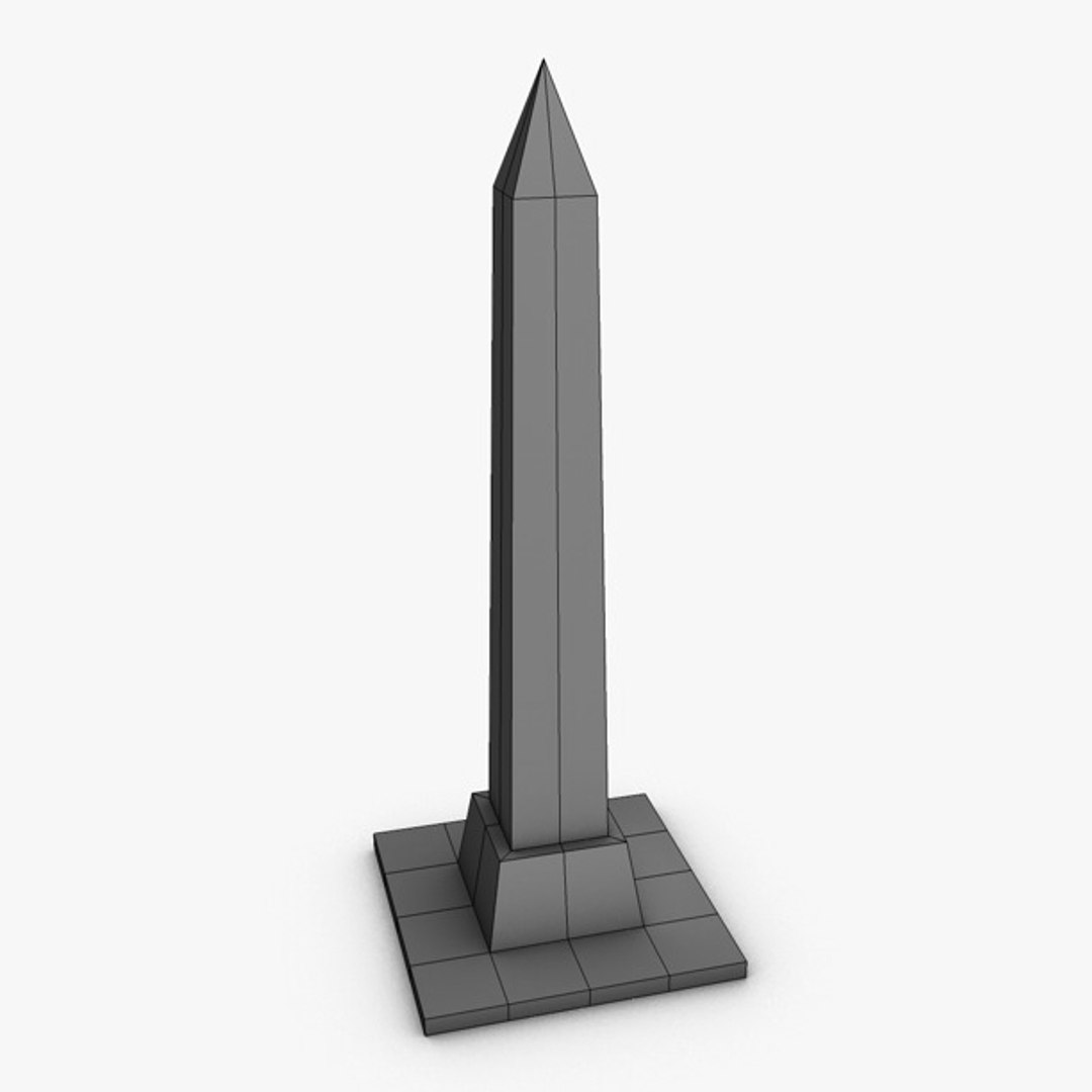 3d Model Of Ancient Obelisk