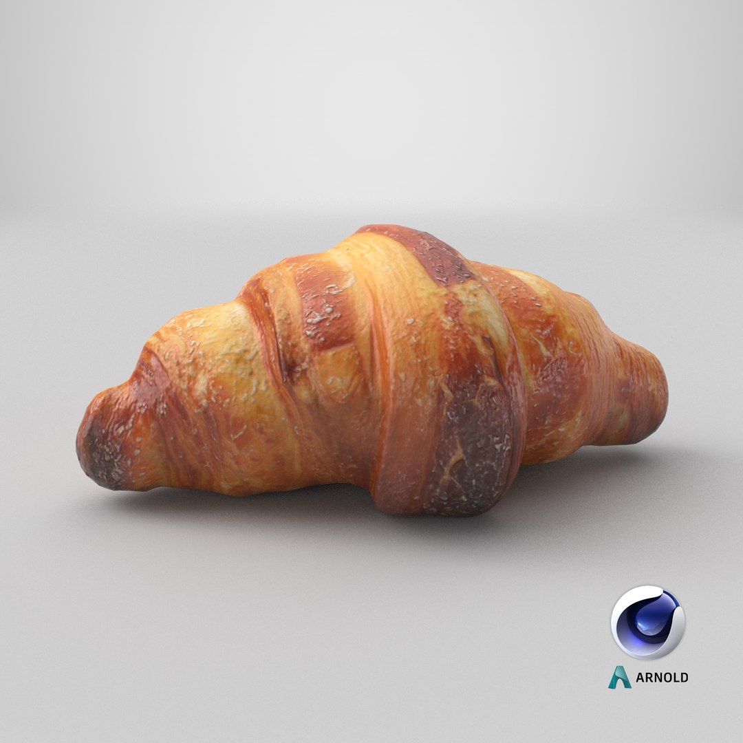 3D Croissant - Photo Scan - TurboSquid 2515069