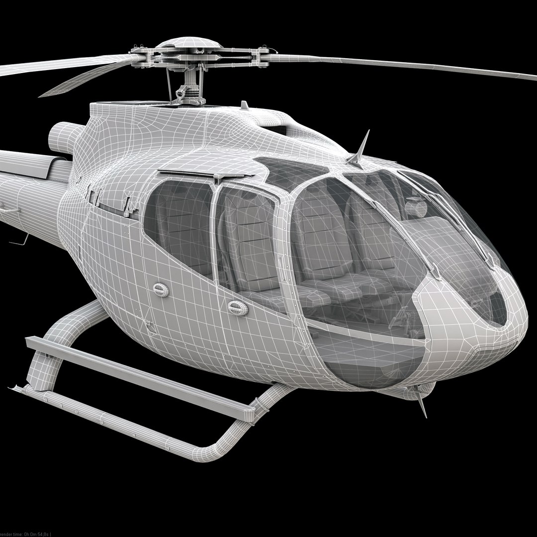 Eurocopter Ec 130 Medical 3d Obj