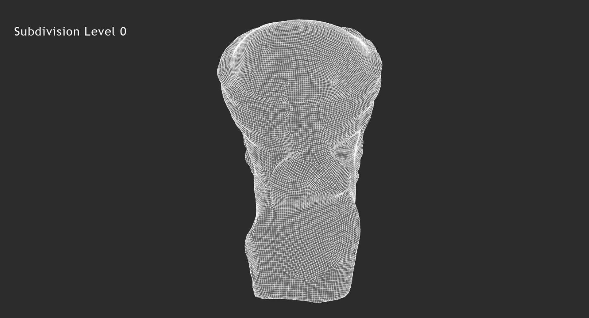 realistic ancient greek bust 3d model
