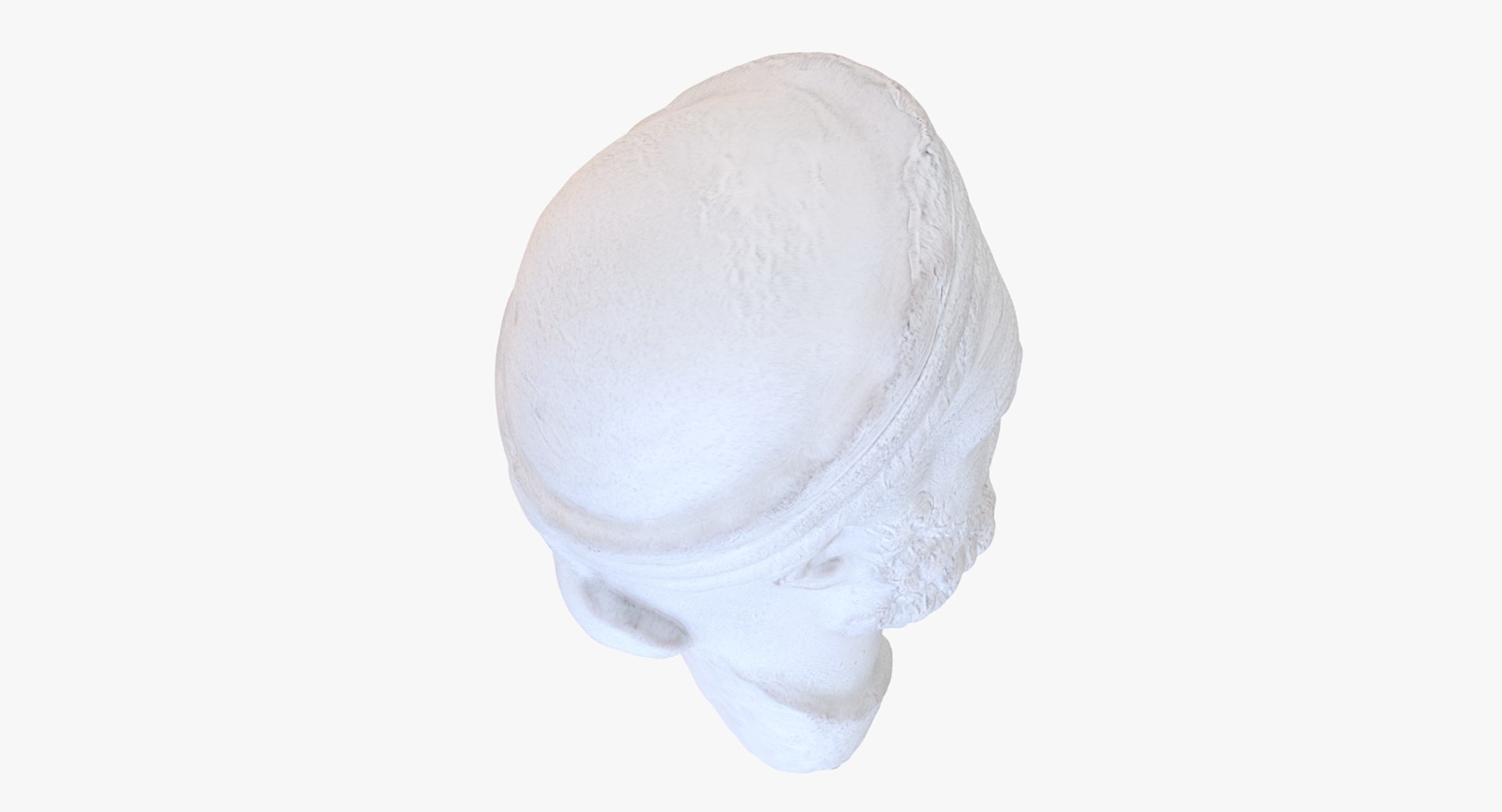 realistic ancient greek bust 3d model