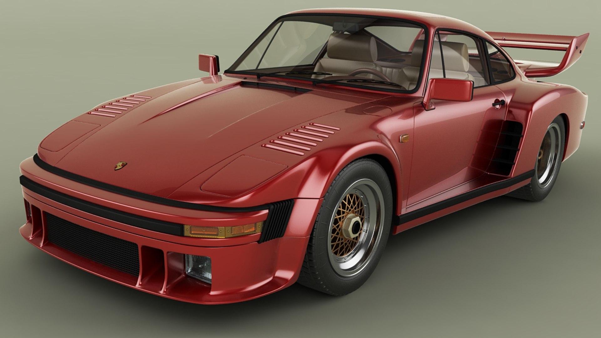 Porsche 911 935 Strassenversion model - TurboSquid 2059947