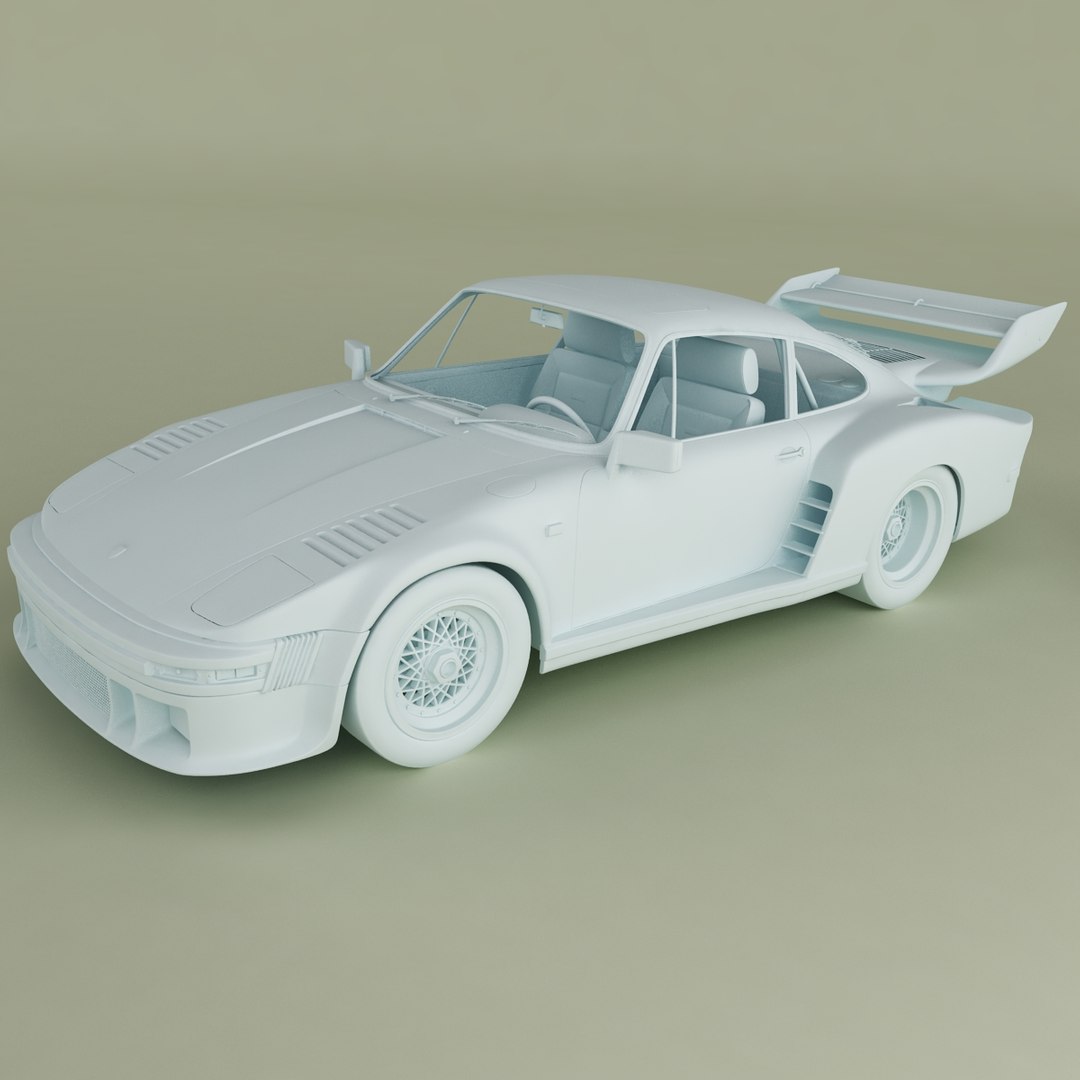 Porsche 911 935 Strassenversion model - TurboSquid 2059947