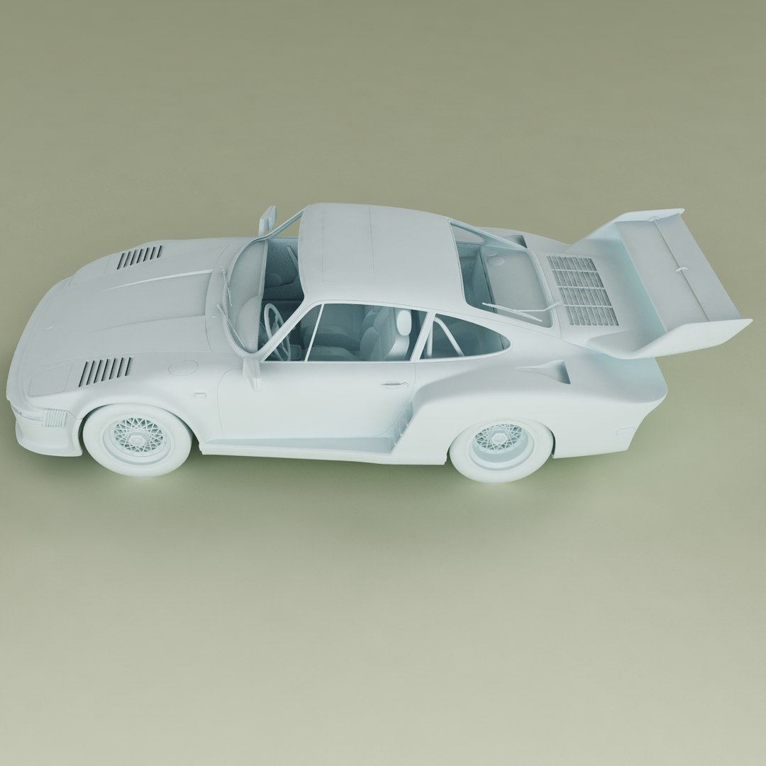 Porsche 911 935 Strassenversion model - TurboSquid 2059947