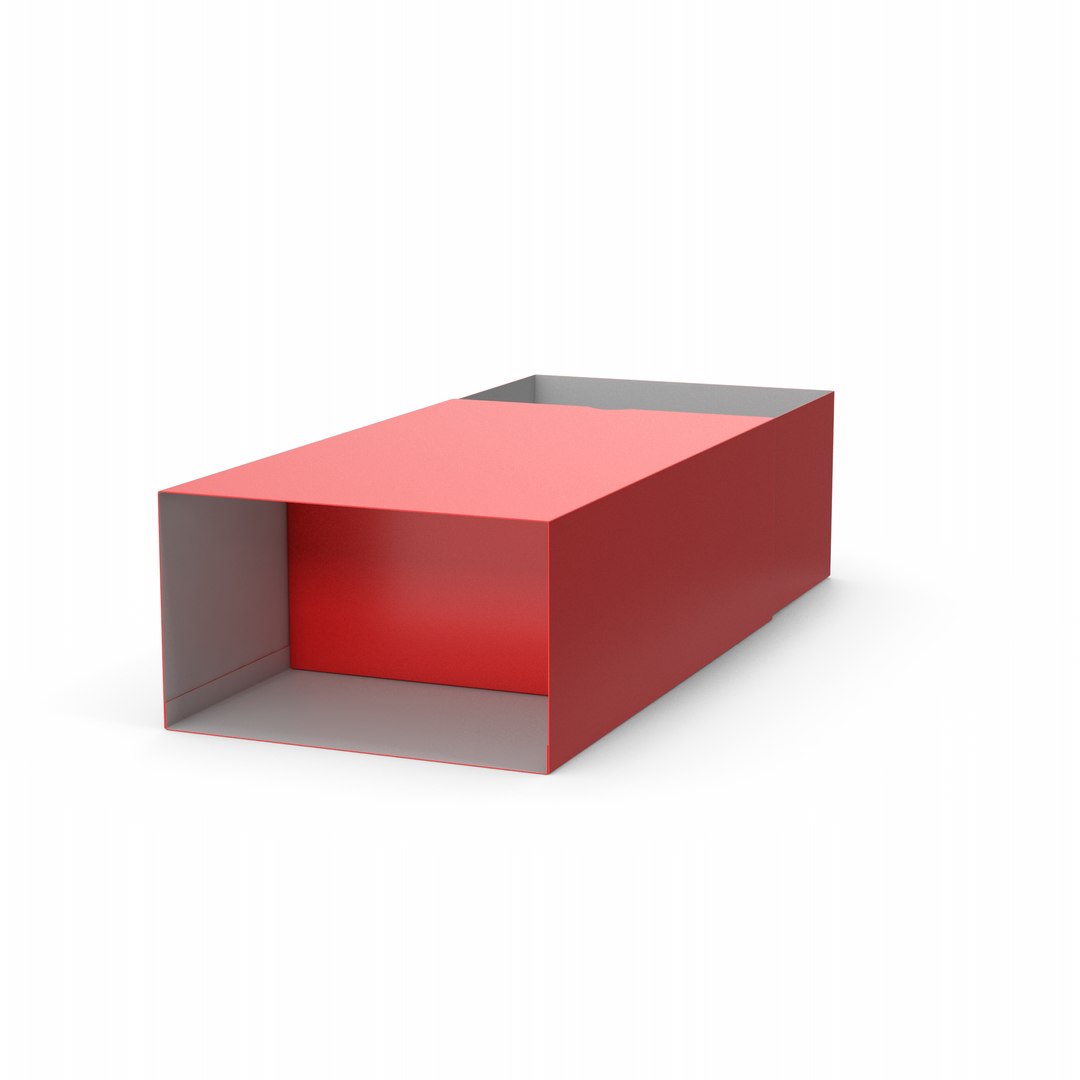 Red Sliding Box 3D Model - TurboSquid 2060983
