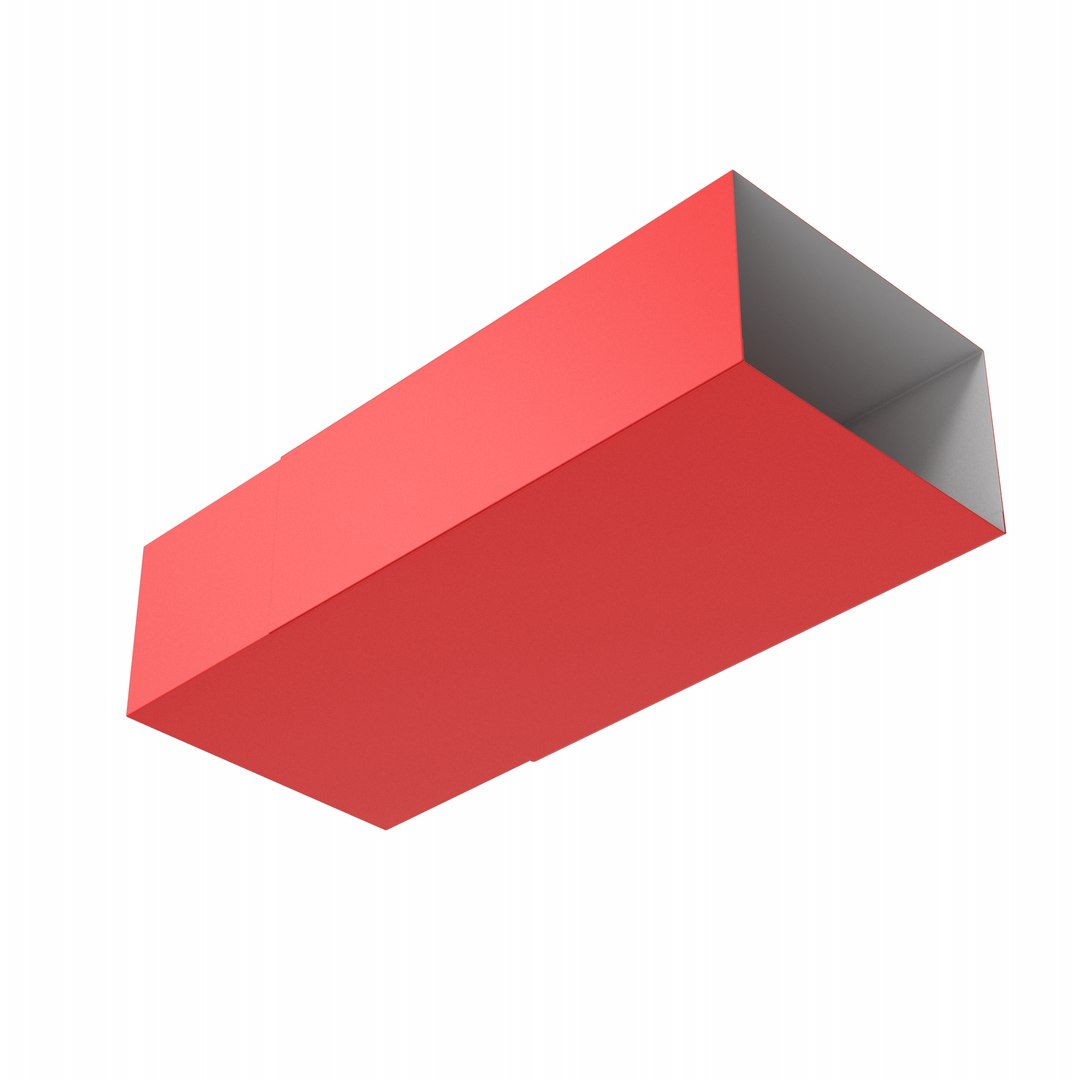 Red Sliding Box 3D Model - TurboSquid 2060983