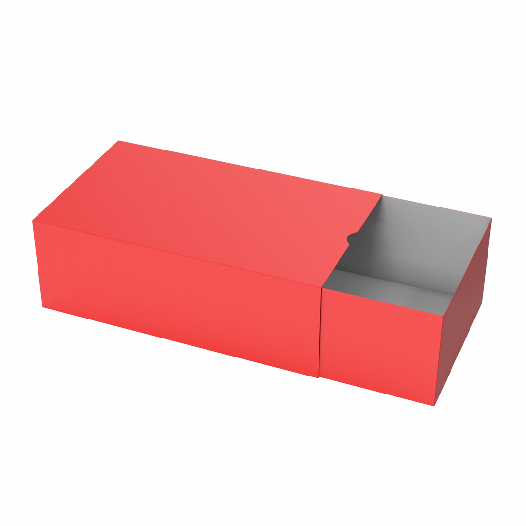 Red Sliding Box 3D Model - TurboSquid 2060983