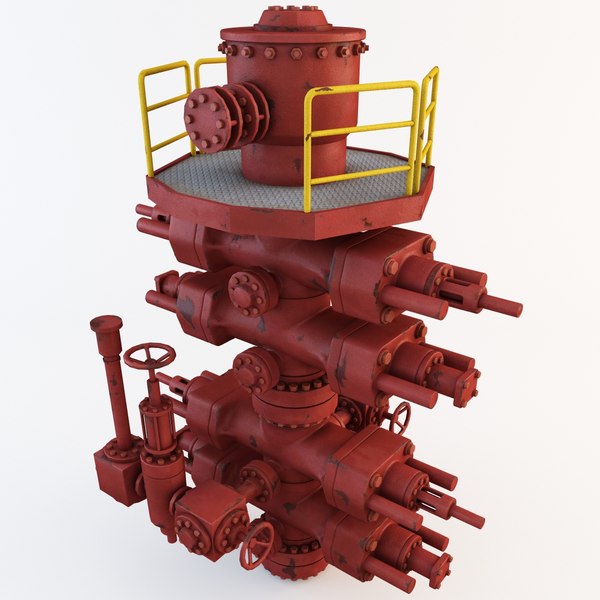 3d model rig bop stack