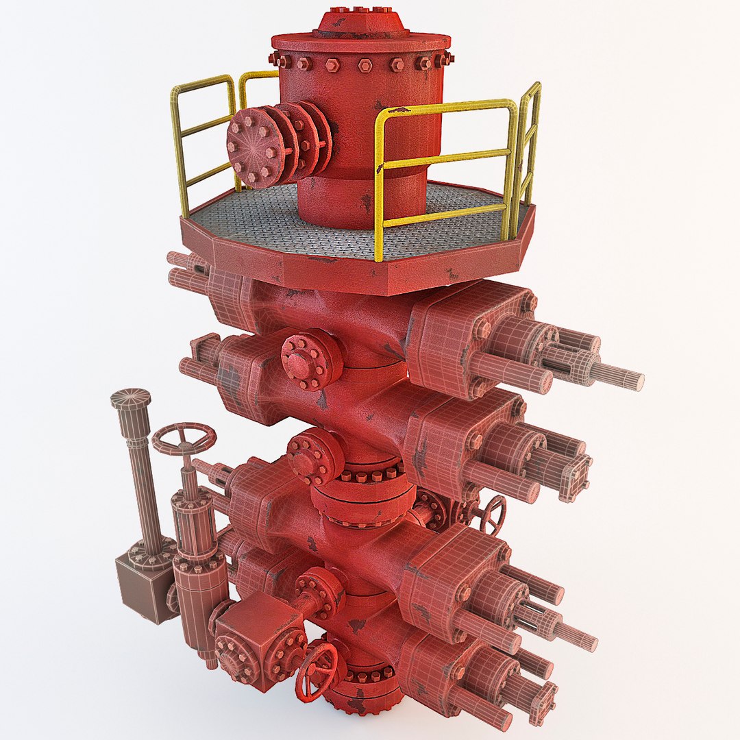 3d Model Rig Bop Stack