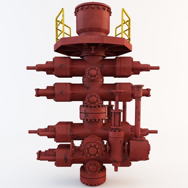 3d model rig bop stack