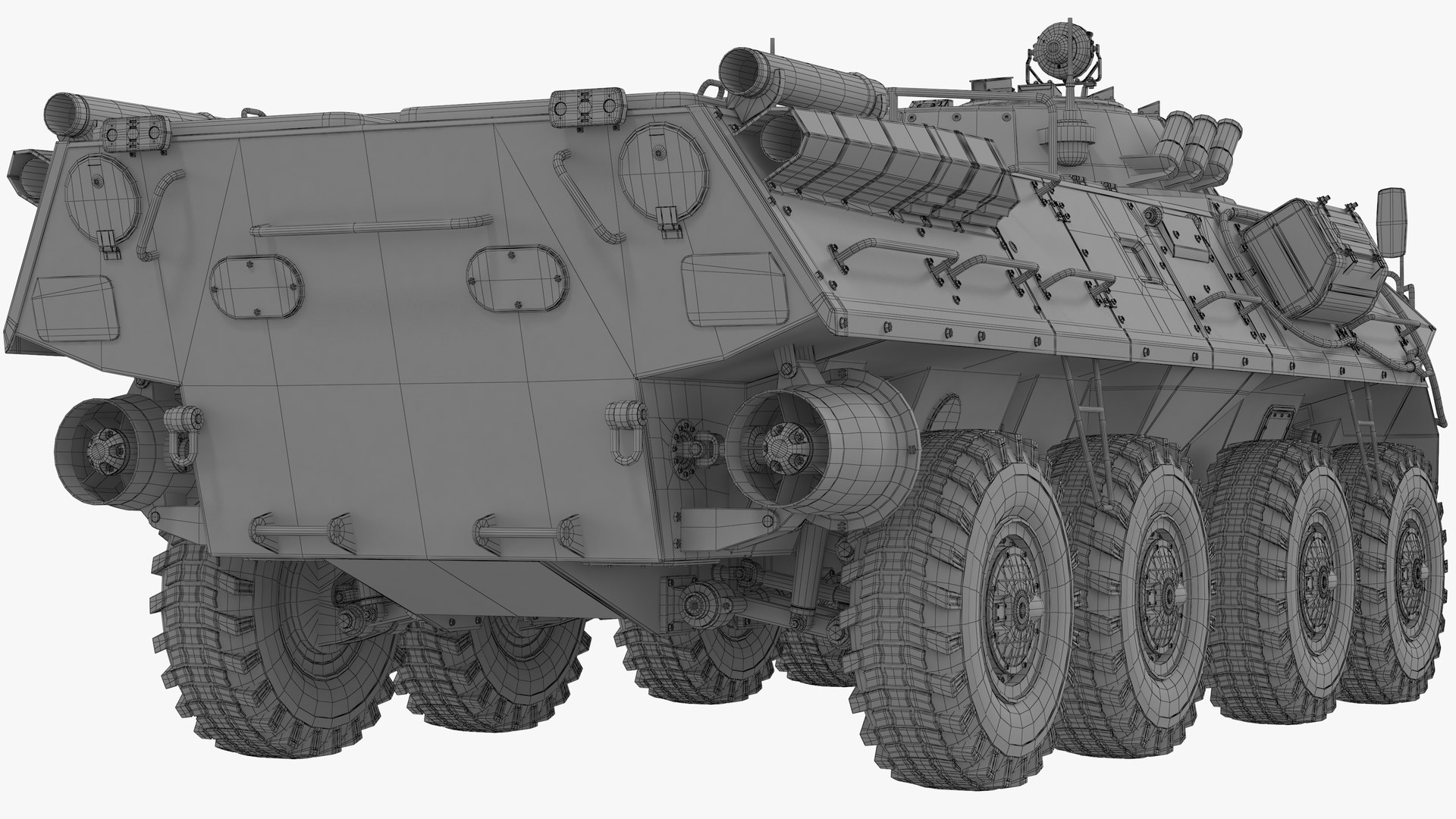 Btr-90 Rostok Vehicle 3D Model - TurboSquid 1699281