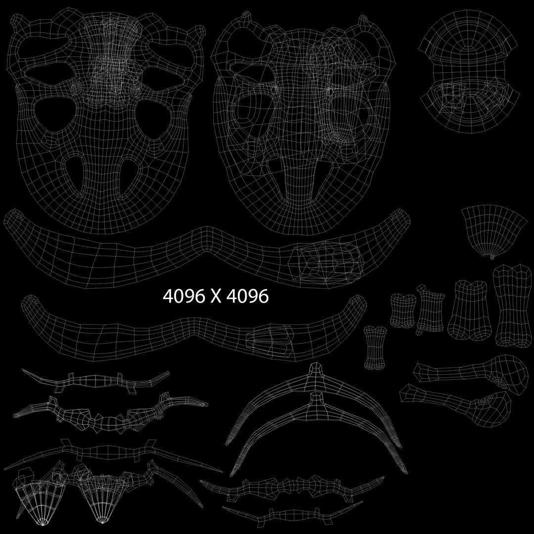 3d Model Fossils Animals Rock
