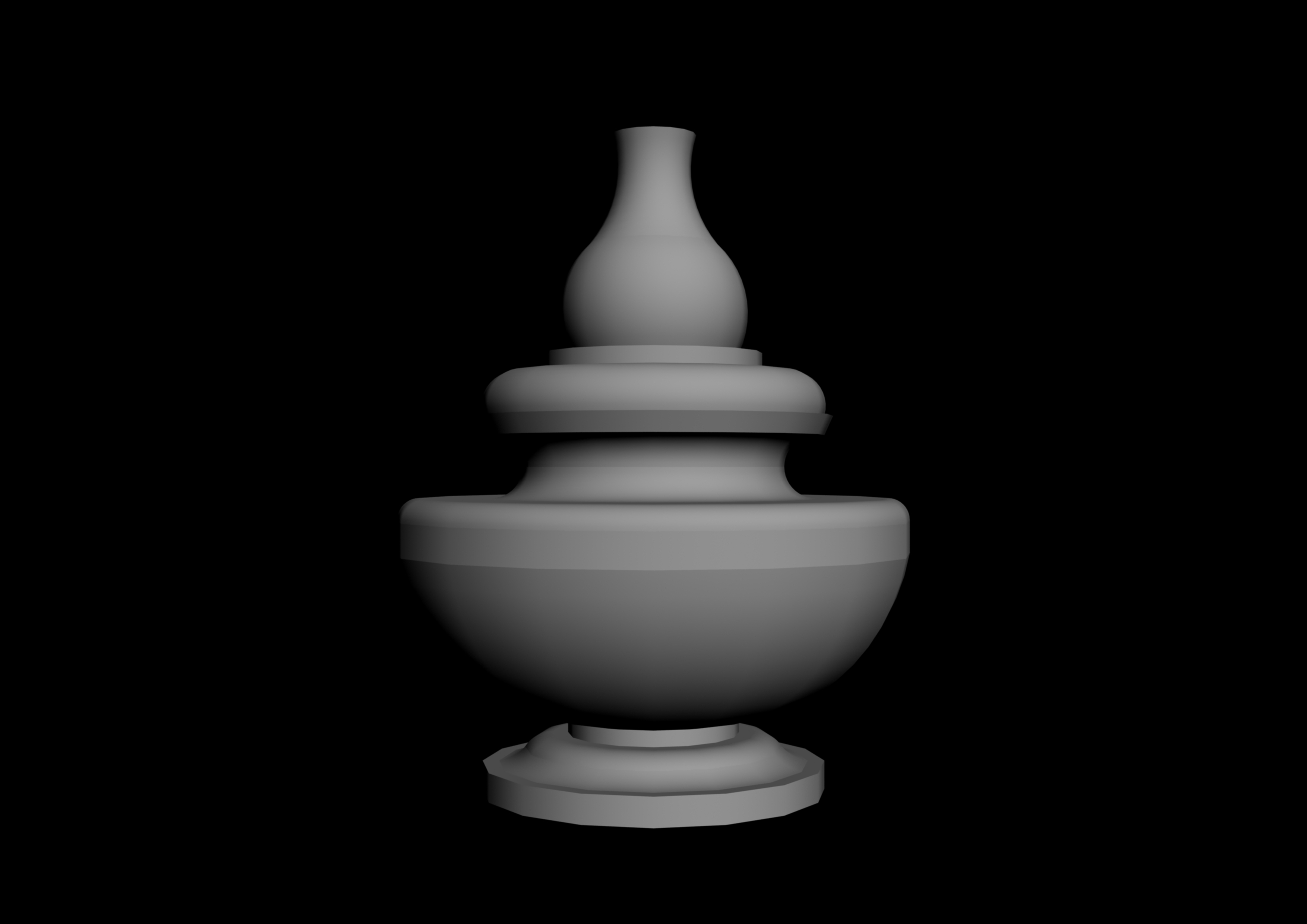 Temple kalash 3D model - TurboSquid 1151333