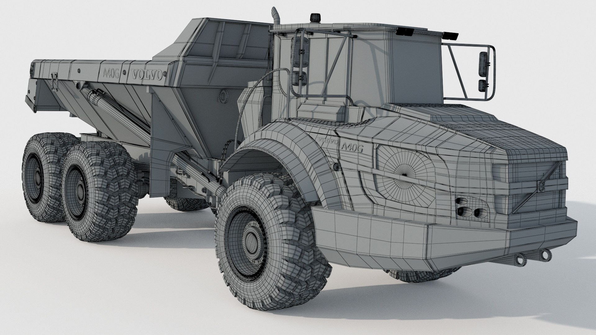 Volvo A40G Wheel Truck Model - TurboSquid 2144647