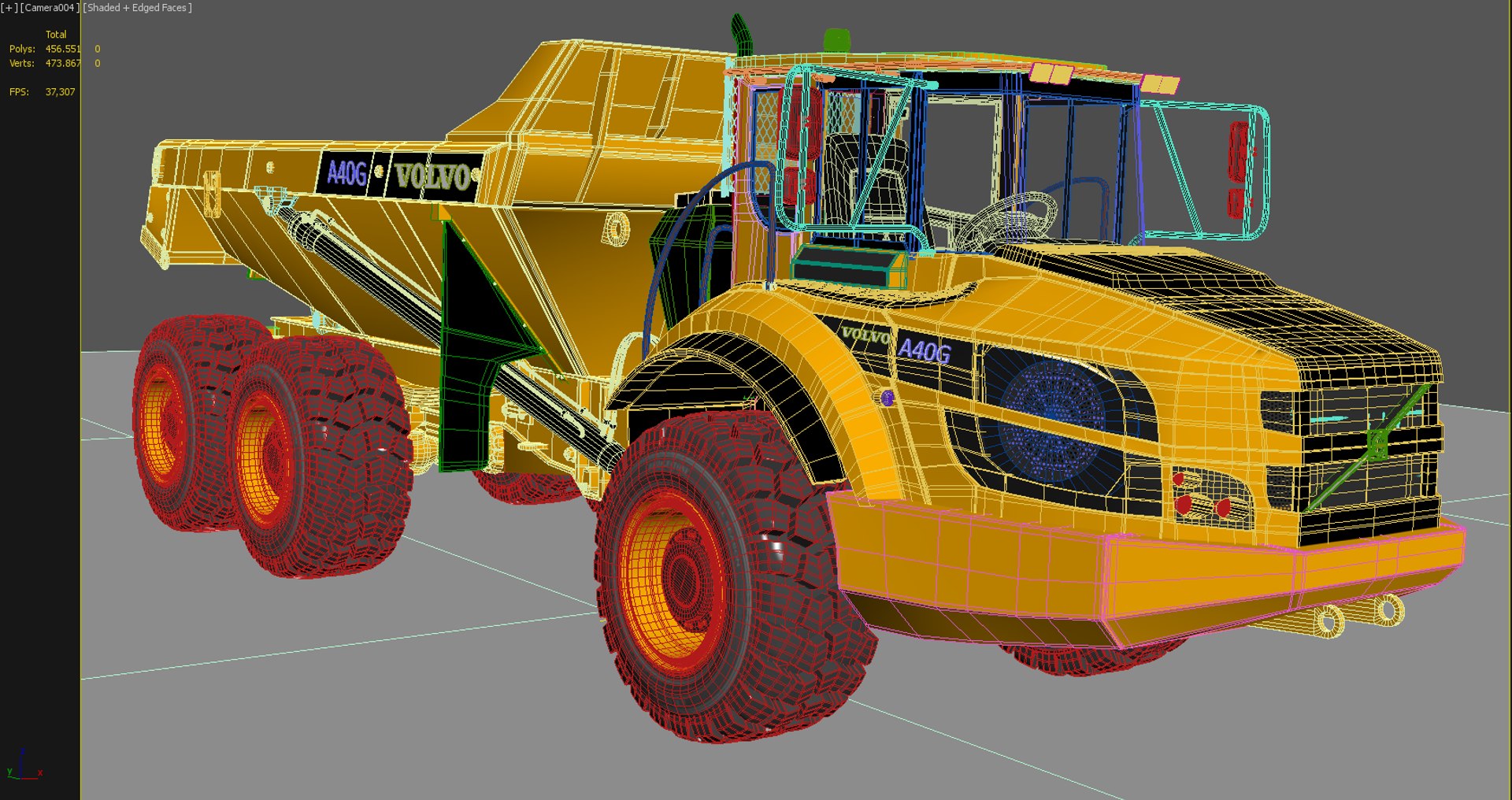 Volvo A40G Wheel Truck Model - TurboSquid 2144647