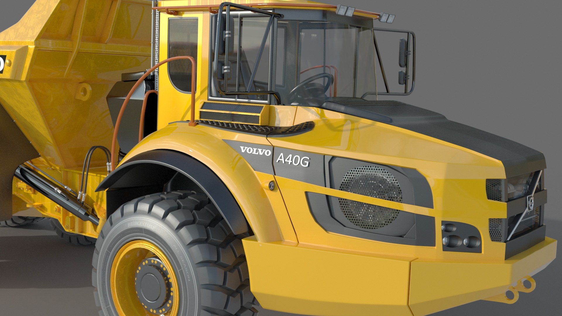 Volvo A40G Wheel Truck Model - TurboSquid 2144647