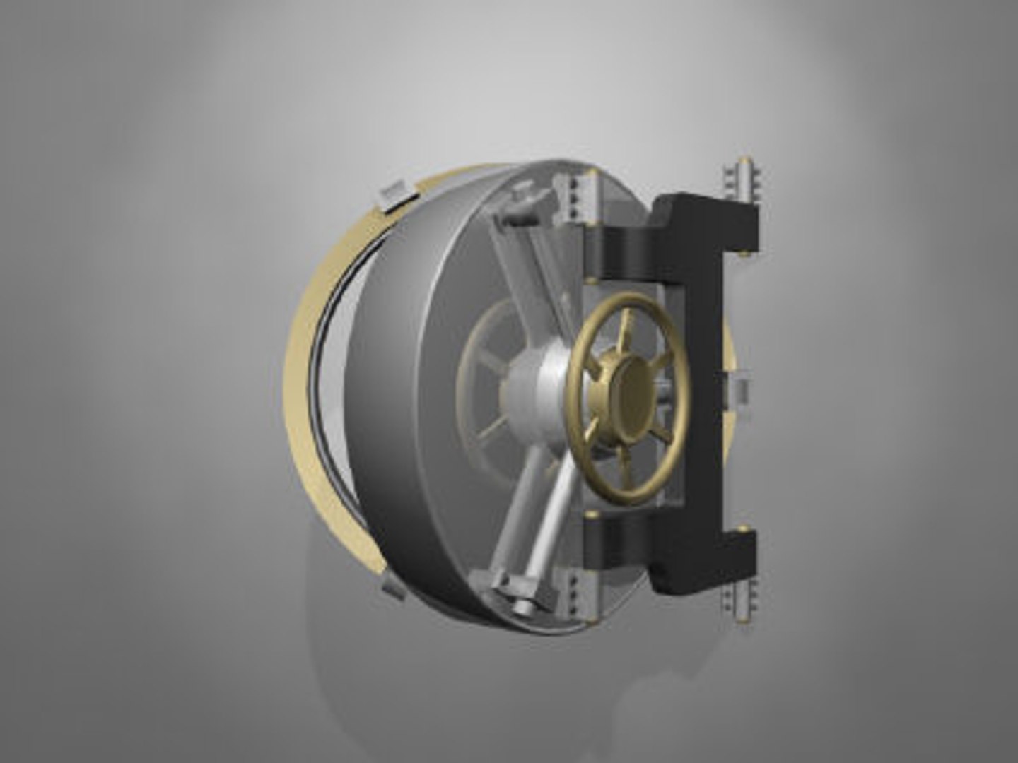 vault safe 3d model