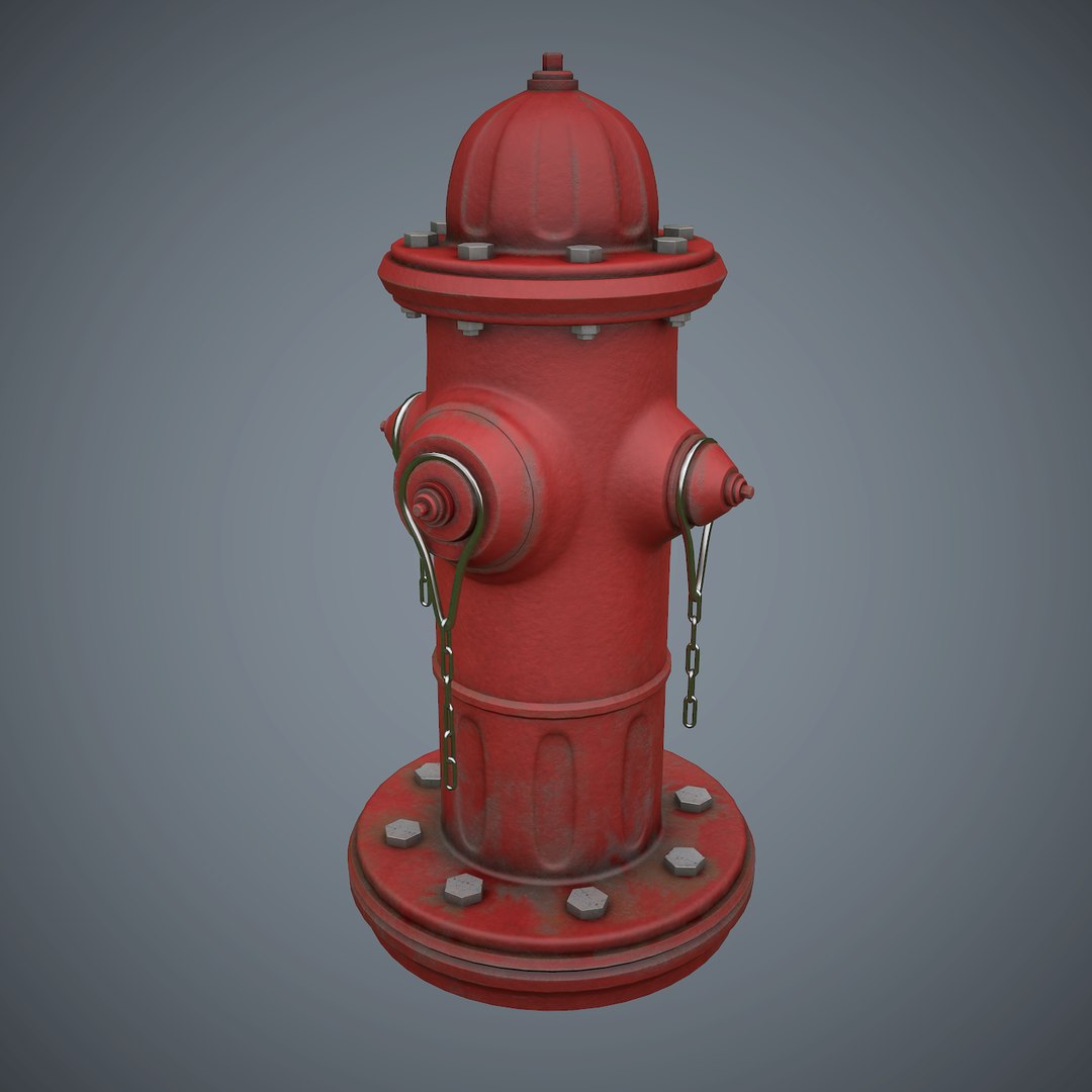 Obj Hydrant Pbr Games